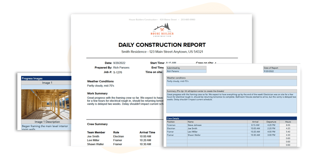 Construction Daily Report Template | BuildBook